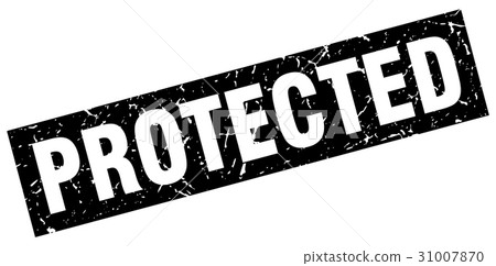 square grunge black protected stamp - Stock Illustration [31007870] - PIXTA