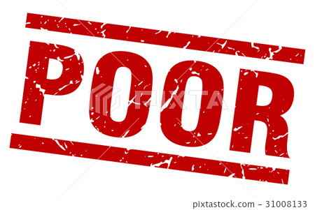 square grunge red poor stamp - Stock Illustration [31008133] - PIXTA