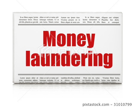 Currency concept: newspaper headline Money - Stock Illustration ...