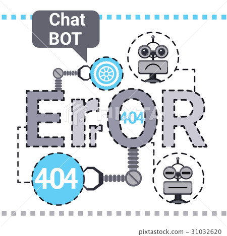 Free Chat Bot Fixing Error, Robot Virtual - Stock Illustration ...