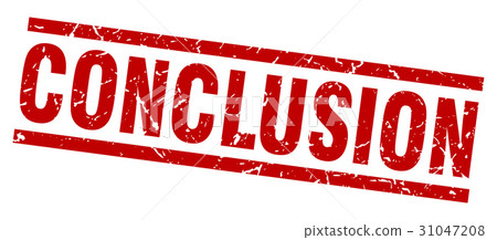 square grunge red conclusion stamp - Stock Illustration [31047208] - PIXTA