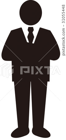 President Silhouette CEO Appearance Success Suit - Stock Illustration ...