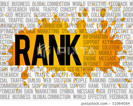 Rank word cloud, business concept - Stock Illustration [31064084] - PIXTA
