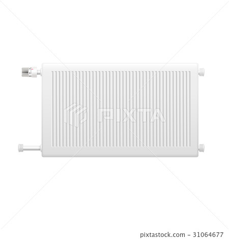 Water Heating Radiator Element Realistic Image - Stock Illustration ...