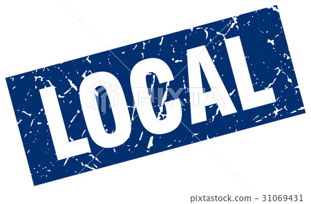 square grunge blue local stamp-插圖素材 [31069431] - PIXTA圖庫