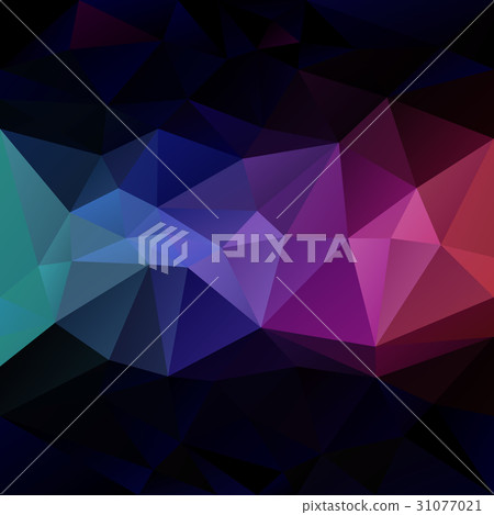 vector polygon background dark multi color - Stock Illustration ...