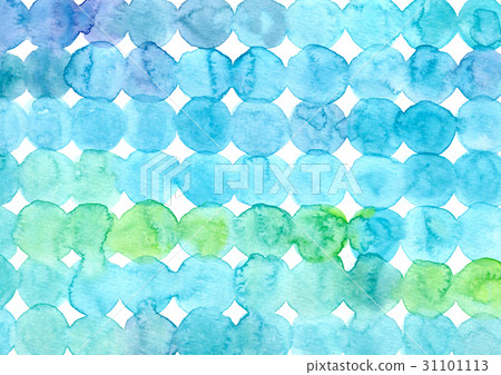 Watercolor circle pattern texture - Stock Illustration [31101113] - PIXTA