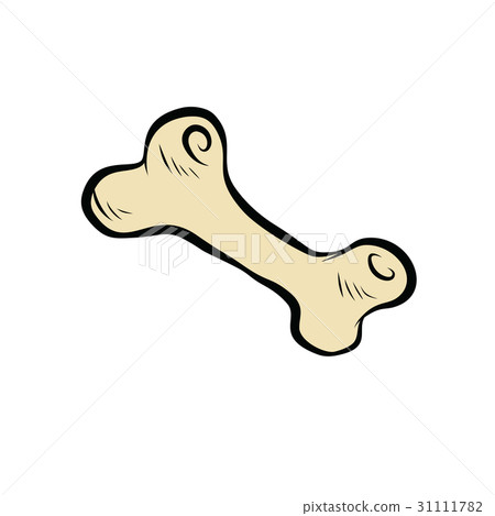white bone for dog, illustration - Stock Illustration [31111782] - PIXTA