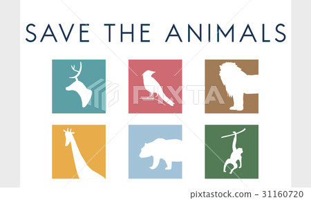 Save endangered animals icon graphic - Stock Illustration [31160720 ...
