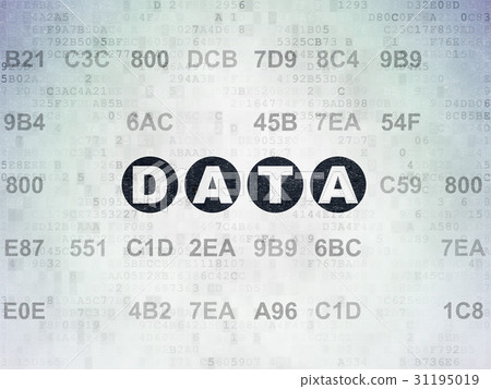 Data concept: Data on Digital Data Paper - Stock Illustration [31195019 ...