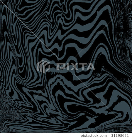 vector monochrome suminagashi abstract background.-插圖素材 [31198651 ...