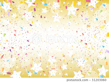 Star confetti background - Stock Illustration [31203060] - PIXTA