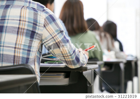 Lecture scene of a private institution /... - Stock Photo [31221019 ...