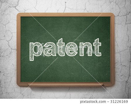 Law concept: Patent on chalkboard background - Stock Illustration [31226169] - PIXTA