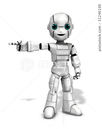 Robot pointing - Stock Illustration [31246198] - PIXTA