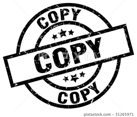 copy round grunge black stamp - Stock Illustration [31265971] - PIXTA