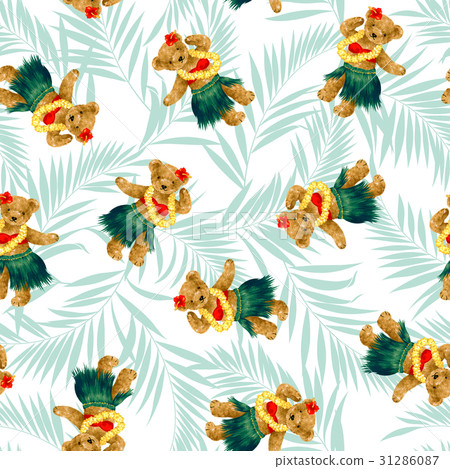 Hula Bears - Stock Illustration [31286087] - PIXTA