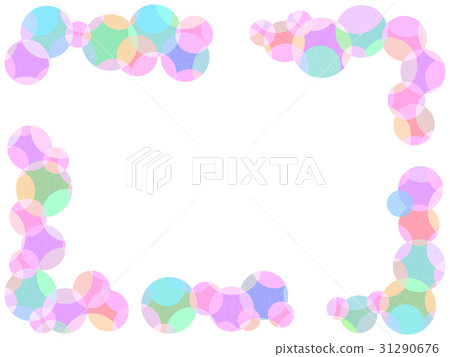 Overlapping polka dot pattern - Stock Illustration [31290676] - PIXTA