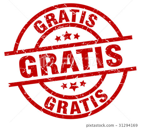 gratis round red grunge stamp - Stock Illustration [31294169] - PIXTA