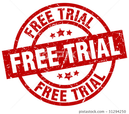 free trial round red grunge stamp-插圖素材 [31294250] - PIXTA圖庫