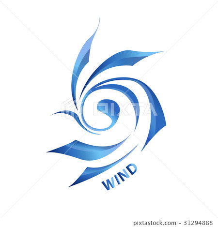 Logo Element Symbol Wind - Stock Illustration [31294888] - PIXTA