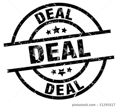 deal round grunge black stamp - Stock Illustration [31295817] - PIXTA