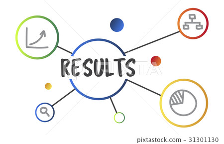 Business Result Diagram Illustration Concept - Stock Illustration ...