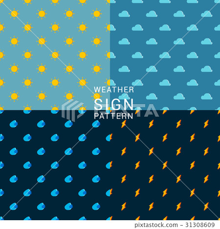 WEATHER PATTERN - Stock Illustration [31308609] - PIXTA