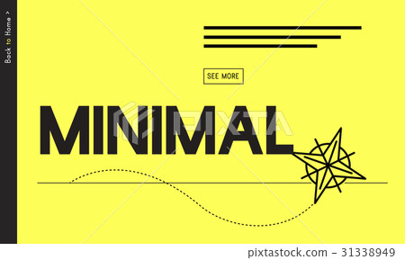 Minimal Minimum Icon Symbol Yellow - Stock Illustration [31338949] - PIXTA