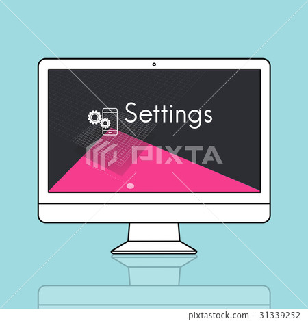 Database System Computer Technology Development... - Stock Illustration ...