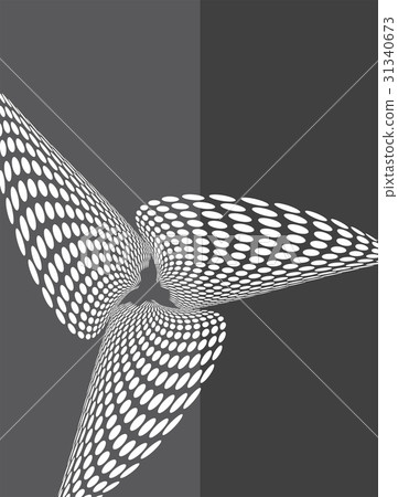 Background Composition, Web Template (Halftone) - Stock Illustration ...