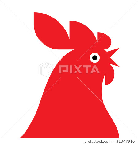 red rooster Mascot - Stock Illustration [31347910] - PIXTA