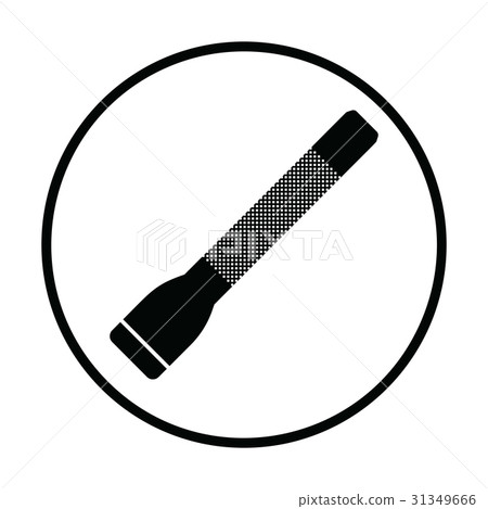Police flashlight icon - Stock Illustration [31349666] - PIXTA