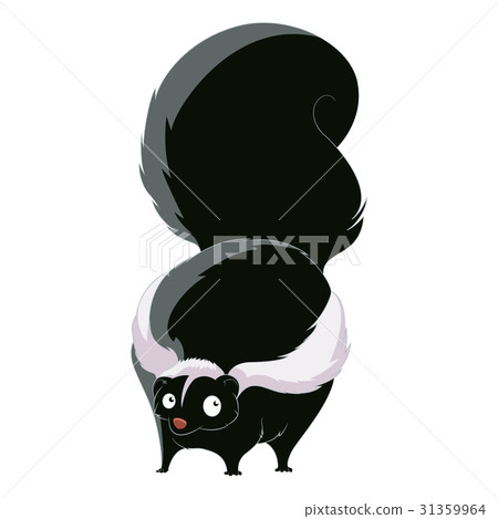 Cartoon fat Skunk - Stock Illustration [31359964] - PIXTA