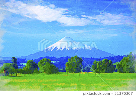 Mountain peak snow - Stock Illustration [31370307] - PIXTA