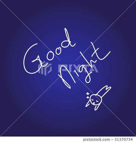 Hand draw Goodnight - Stock Illustration [31370734] - PIXTA