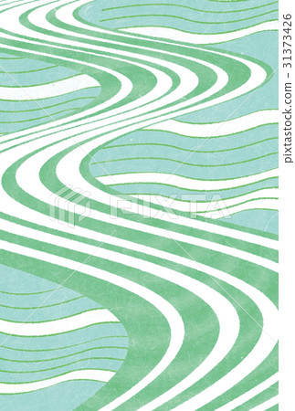 Flow [Japanese style background/series] - Stock Illustration [31373426 ...