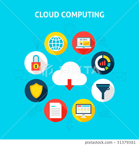 Concept Cloud Computing - Stock Illustration [31379381] - PIXTA