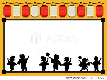 Bon dancing frame A - Stock Illustration [31384427] - PIXTA