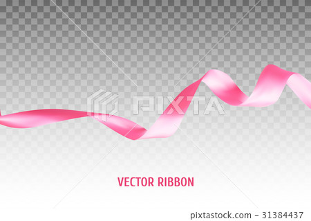 Pink vector ribbon - Stock Illustration [31384437] - PIXTA