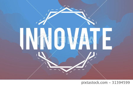 Imagine Think Big Innovate Ideas Word - Stock Illustration [31394599 ...