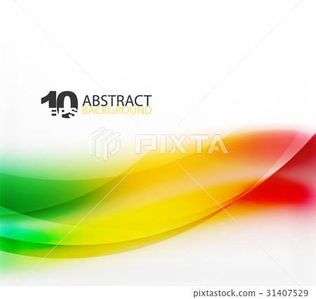 Smooth wave template - Stock Illustration [31407529] - PIXTA
