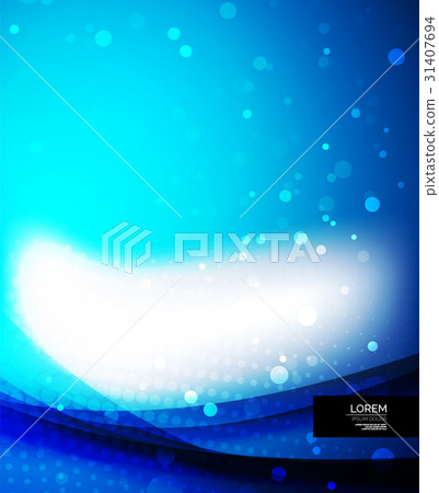 Vector shiny glittering light background - Stock Illustration [31407694 ...
