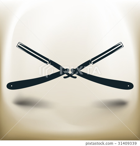 simple razor blade - Stock Illustration [31409339] - PIXTA