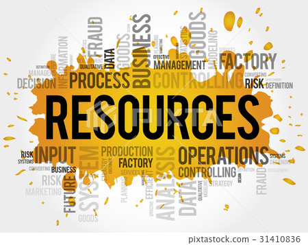 RESOURCES word cloud - Stock Illustration [31410836] - PIXTA