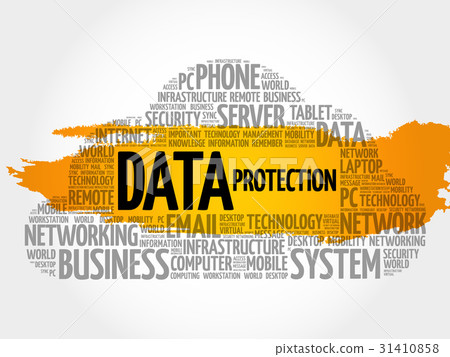 Data protection word cloud collage - Stock Illustration [31410858] - PIXTA