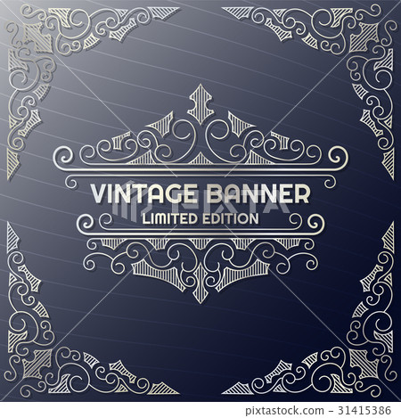 Vintage flyer background Design Template - Stock Illustration [31415386 ...