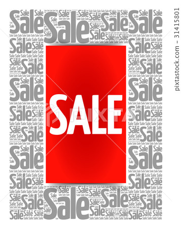 SALE word cloud collage background - Stock Illustration [31415801] - PIXTA