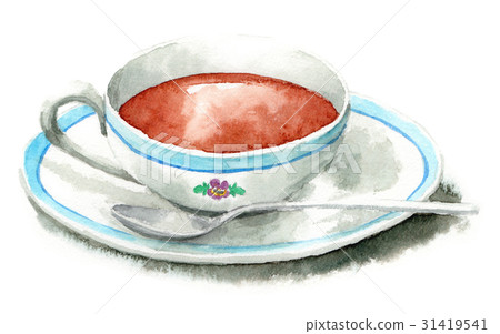 Black tea - Stock Illustration [31419541] - PIXTA