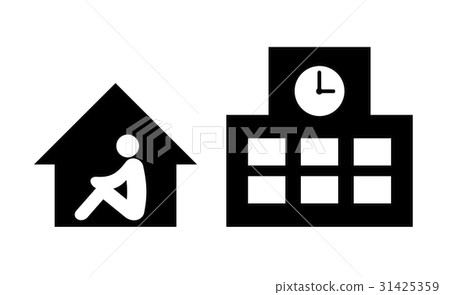 School refusal - Stock Illustration [31425359] - PIXTA
